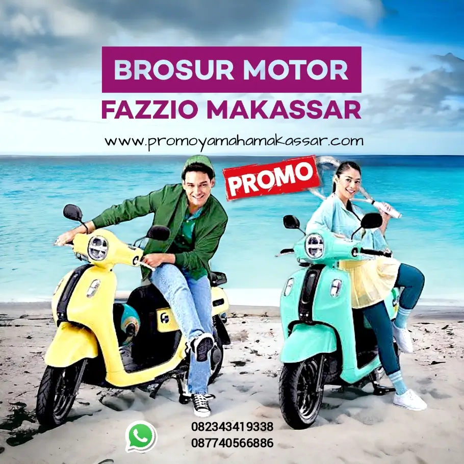 Brosur Motor Fazzio Makassar Dan Promo Fazzio Pink Terbaru